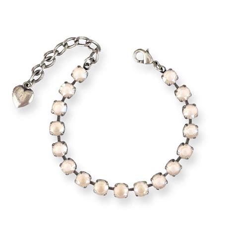 Blush Pink Bracelet Light Pink Crystal Bracelet Blush Jewelry Light