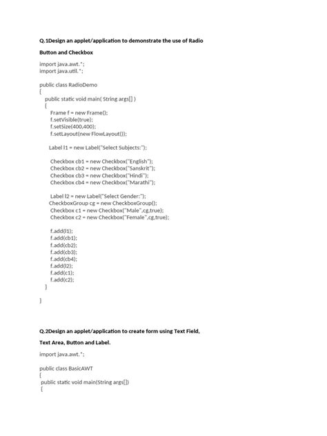 Ajp Practical Pdf Computer Programming Software