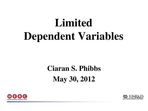 Ppt Limited Dependent Variables Powerpoint Presentation Free