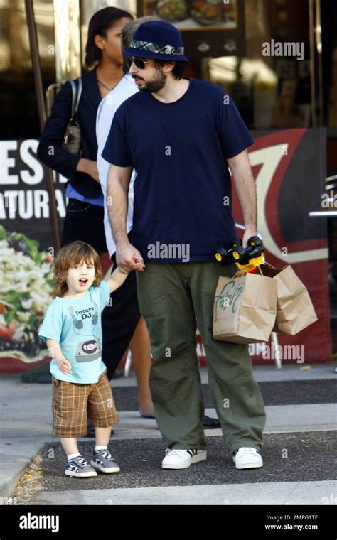 Christina Aguileras Husband Jordan Bratman And Son Max Get In Some