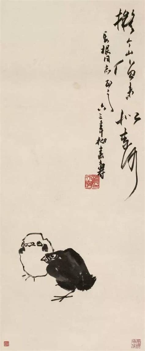潘天壽作品花鳥畫的佈置受益匪淺 每日頭條