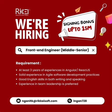 Ngan Le Billie On Linkedin Hiring Rikkeisoft Danang Frontend