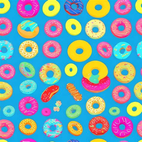Colorful Donuts Pattern Images Free Download On Freepik