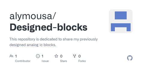 Github Alymousadesigned Blocks This Repository Is Dedicated To Share My Previously Designed