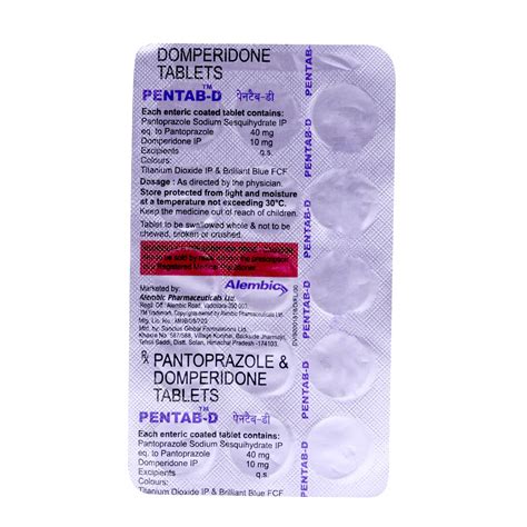 Pentab D Tablet Uses Side Effects Price Apollo Pharmacy