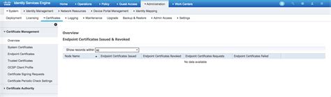 Solved Does Cisco Ise 2 0 Support Crl Cisco Community