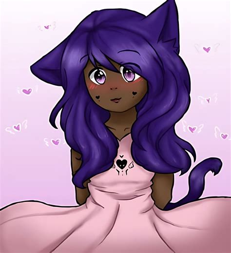 Catgirl Blushing By Yoontoons On Twitter R Catgirlsfw