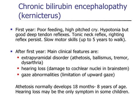 Kernicterus Sign Bilirubin Encephalopathy Kernicterus In An Adult