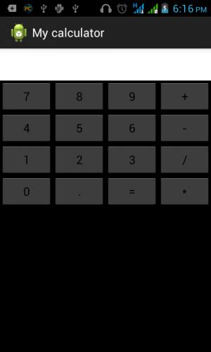 It နည္းပညာ Site Android Calculator Sample Code ေတြeclipse