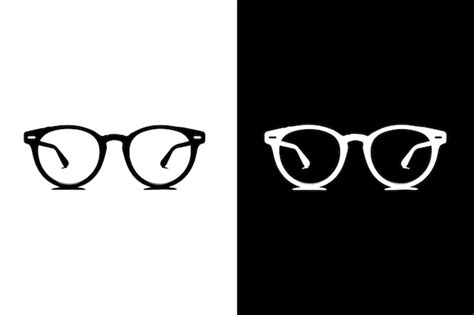 Premium Vector Spectacles Eyeglasses Icon Silhouette Illustration