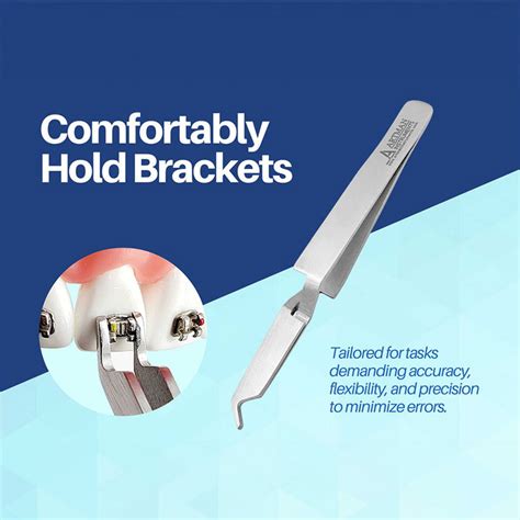 Orthodontic Bracket Tweezer Cut Type Stainless Steel Artman