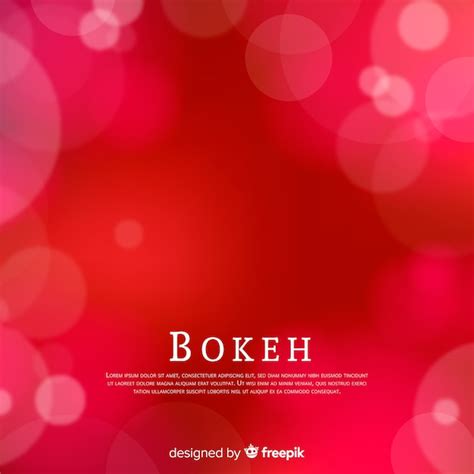 Free Vector Abstract Blurred Bokeh Background
