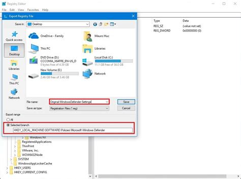 How To Backup Individual Registry Keys On Windows 10 Windows Central