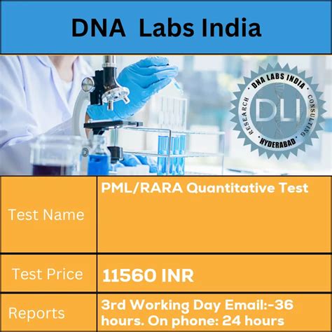 Pml Rara Quantitative Test Cost 11560 Inr In India
