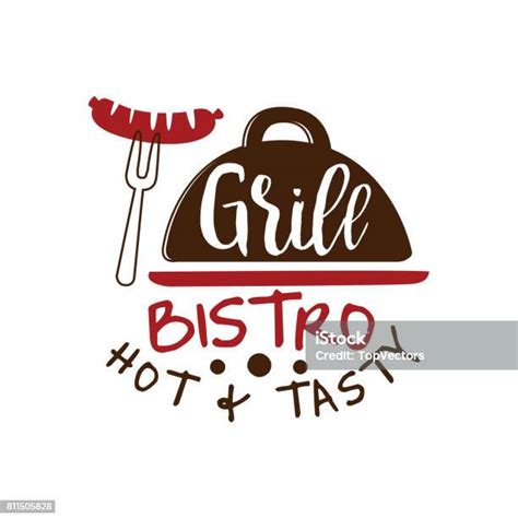 그릴 비스트로 뜨겁고 맛 있는 아이콘 템플릿 손으로 그려진된 화려한 벡터 일러스트 레이 션 0명에 대한 스톡 벡터 아트 및 기타 이미지 0명 고기 날씨 Istock