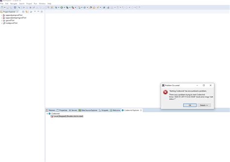 Svt Unknown Error During Cwctl Start Prevents Codewind From Starting · Issue 1739 · Eclipse