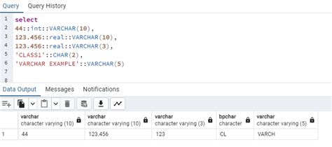 Postgresql Data Types And Sizes With Examples