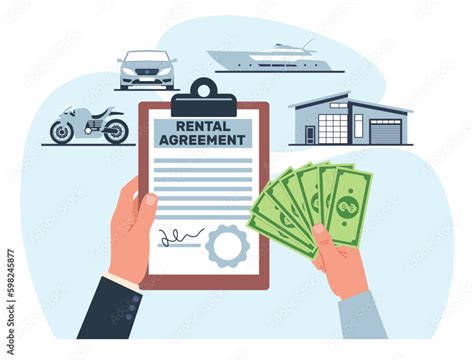 Lease Agreement Form Signing Lease For House Car Yacht And