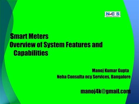 Smart Meter Dm Ppt