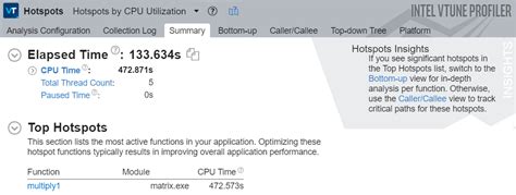 Hotspots Analysis For Cpu Usage Issues