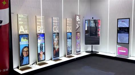 Dual Screen Totem Android Display Signage Advertising Kiosk