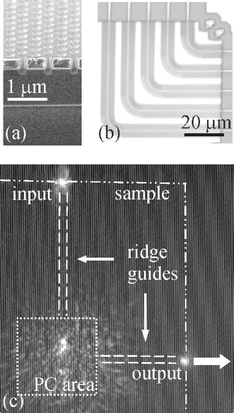 Figure 2 From Near Field Imaging Of Light Propagation In Photonic Crystal Waveguides Explicit