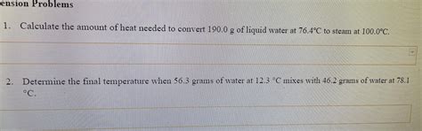 [chemistry] How Do I Do These Two Problems R Homeworkhelp