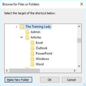 How To Create A Folder Shortcut On The Taskbar The Training Lady