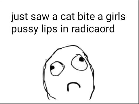 Just Saw A Cat Bite A Girls Pussy Lips In Radicaord Ifunny