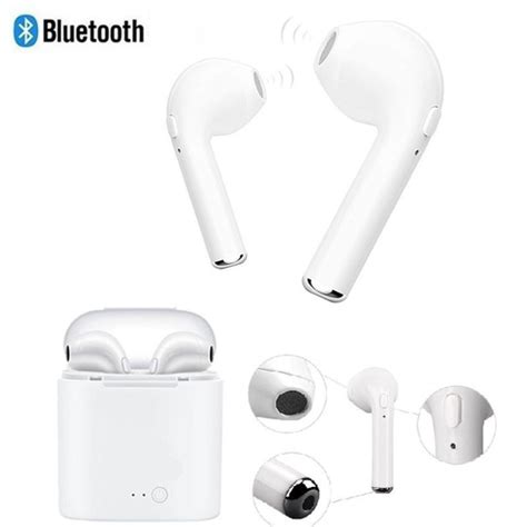 Fones De Ouvido Bluetooth I7 Mini Tws Gêmeos Earbuds Em Promoção