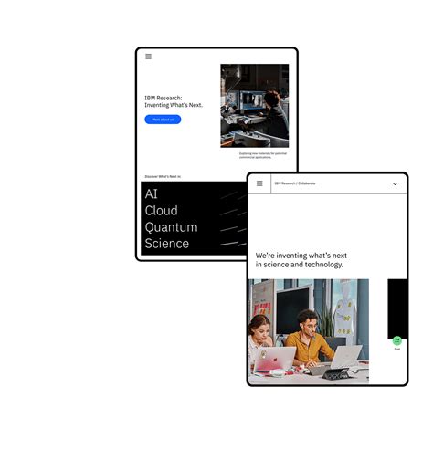IBM Research Website Behance