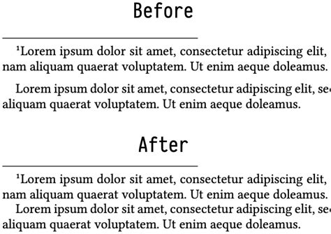 Multi Paragraph Footnotes How To Decrease Gap Between Multiple