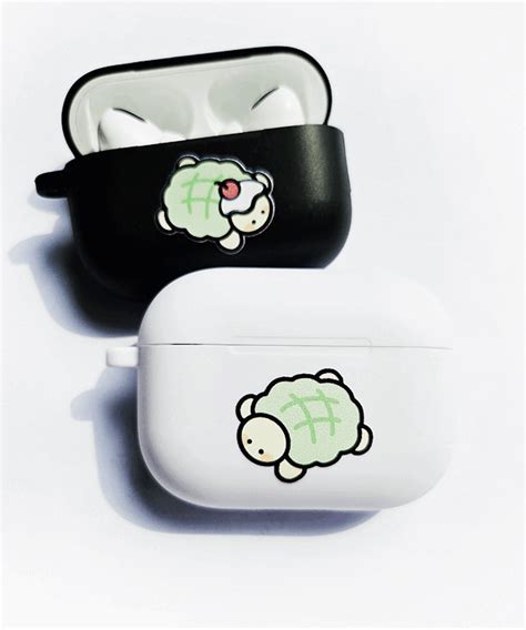 에어팟버즈 메론빵 거북이 무선이어폰 젤리케이스 커플케이스 우정케이스 에이블리