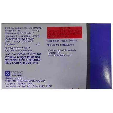 Pregeb D 75 30 Capsule 10 Uses Price Dosage Side Effects Substitute Buy Online