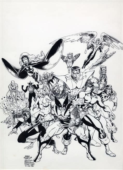 Classic X Men By Art Adams Comic Books Art Comic Art Comic Book Artwork