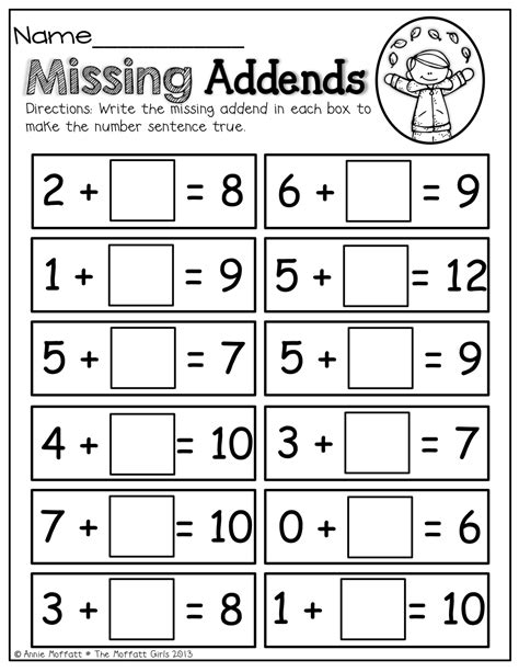 2nd Grade Math Worksheets Missing Addends 2nd Grade Math Worksheets