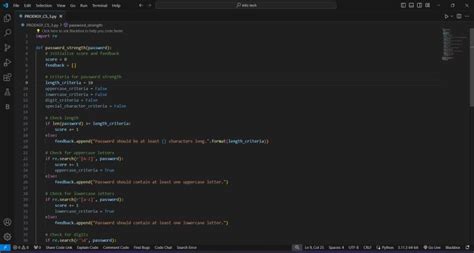 Anumod R On Linkedin Python Passwordstrength Cybersecurity