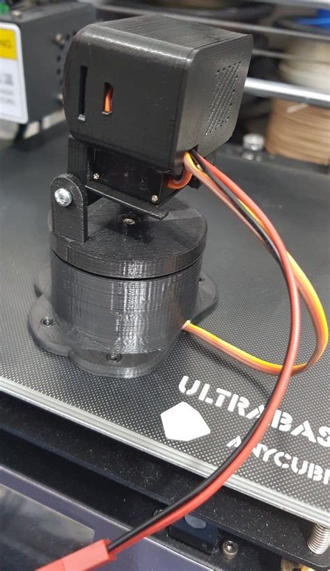Camera Mount Mg90s Tilt And Yaw Arduino Esp32 Cam By Electronlibre