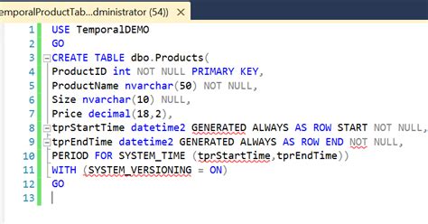 Thaisqlinfo Temporal Table ใน Sql Server 2016 ตอนที่ 1