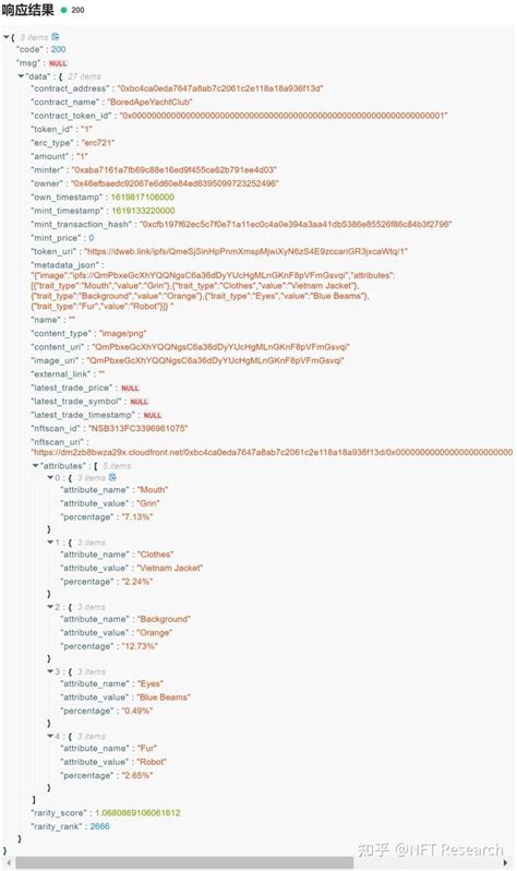 如何使用 Nftscan Nft Api 检索单个 Nft 资产 知乎