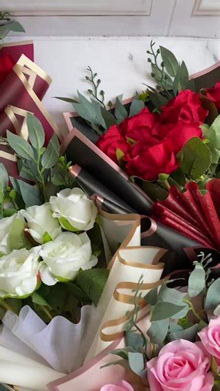Jual 7pcs Bunga Mawar Buket Bunga Kado Anniversary Wisuda Wedding Sidang Ultah T Buket Bunga