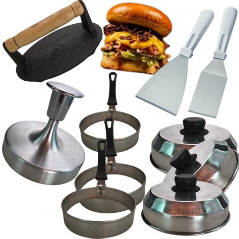 Kit Hamburgueria Modelador Espatula Abafador Kit Chapeiro Shopee Brasil