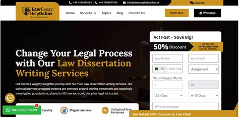 Best Online Law Dissertation Writing Help Services In Uk