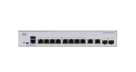 Cisco CBS350 8T E 2G EU Комутатор керований L3 8xGbE 2xSFP combo 20 Гбіт с PoE бюджет PoE 67