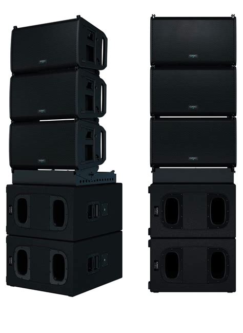 QSC Triple LA W Inch Active Line Array Speaker And Dual KS C Cardioid W Dual