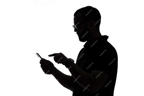 Free Photo Classic Portrait Silhouette Of Man