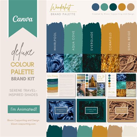 Luxury Color Palette Brand Color Palette With Hex Codes Premium