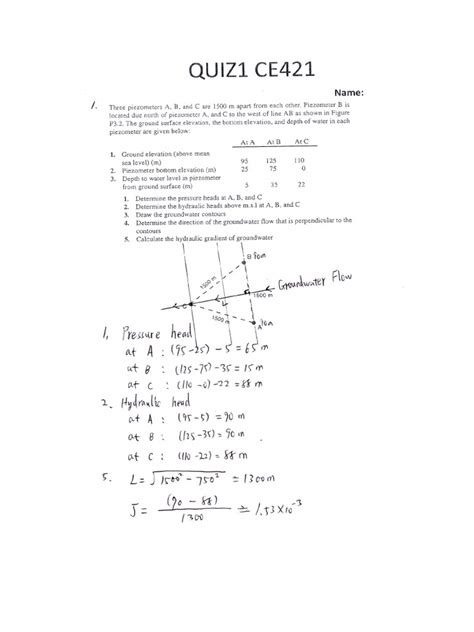 Quiz1 Solution Pdf