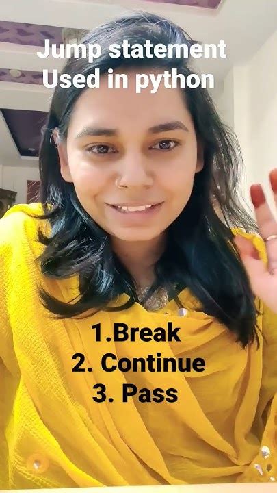 Jump Statement In Python Jumpstatement Break Nsclasses Computerscience Continue Youtube