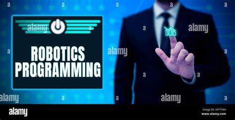 Text Sign Showing Robotics Programming Business Showcase Software That Used To Perform